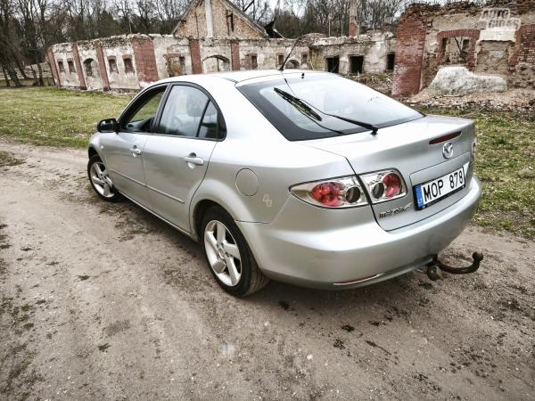 Grey Mazda 6 2004 in Ignalina, with an engine capacity of 1.80 L and mileage of 296 thousand km for 430 €, photo 3 on AUTOMOTO.COM.LV