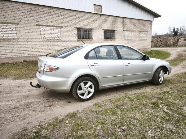 Grey Mazda 6 2004 in Ignalina, with an engine capacity of 1.80 L and mileage of 296 thousand km for 499 €, photo 2 on AUTOMOTO.COM.LV