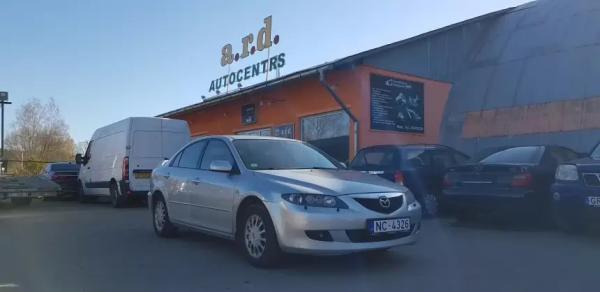 Pelēks Mazda 6 2004 Valmiera, ar dzinēja tilpumu 2.20 L un nobraukumu 313 tūkst. km par 1000 €, foto 1 vietnē AUTOMOTO.COM.LV