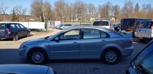 Pelēks Mazda 6 2004 Valmiera, ar dzinēja tilpumu 2.20 L un nobraukumu 313 tūkst. km par 1000 €, foto 7 vietnē AUTOMOTO.COM.LV