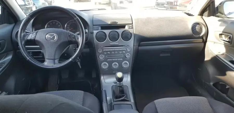 Pelēks Mazda 6 2004 Valmiera, ar dzinēja tilpumu 2.20 L un nobraukumu 313 tūkst. km par 1000 €, foto 10 vietnē AUTOMOTO.COM.LV