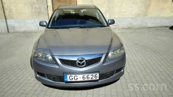 Серый Мазда 6 2006 в Рига, объемом двигателя 2.00 л и пробегом 192 тыс. км за 850 €, фото 2 на AUTOMOTO.COM.LV