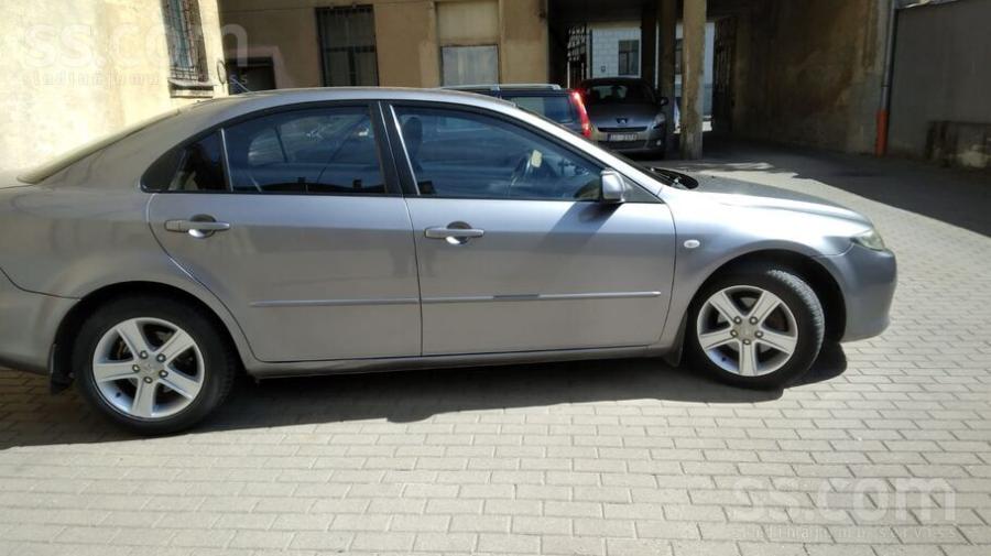 Grey Mazda 6 2006 in Riga, with an engine capacity of 2.00 L and mileage of 192 thousand km for 850 €, photo 4 on AUTOMOTO.COM.LV