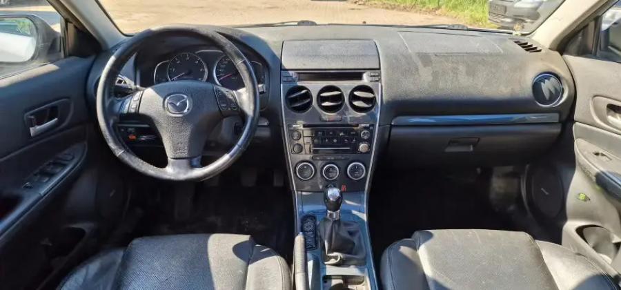 Pelēks Mazda 6 2006 Valmiera, ar dzinēja tilpumu 2.00 L un nobraukumu 423 tūkst. km par 650 €, foto 8 vietnē AUTOMOTO.COM.LV