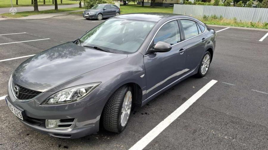 Grey Mazda 6 2008 in Vilkaviskis, with an engine capacity of 2.00 L and mileage of 348 thousand km for 1400 €, photo 1 on AUTOMOTO.COM.LV