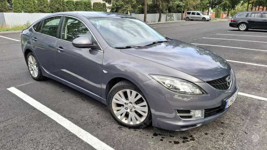 Grey Mazda 6 2008 in Vilkaviskis, with an engine capacity of 2.00 L and mileage of 348 thousand km for 1400 €, photo 4 on AUTOMOTO.COM.LV