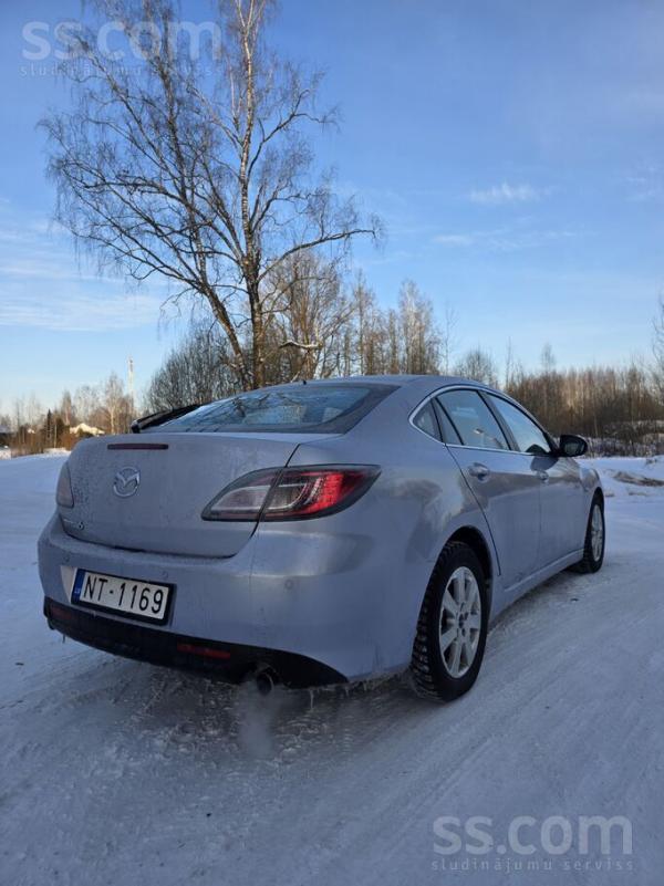 Grey Mazda 6 2008 in Preili, with an engine capacity of 2.00 L and mileage of 233 thousand km for 1750 €, photo 5 on AUTOMOTO.COM.LV