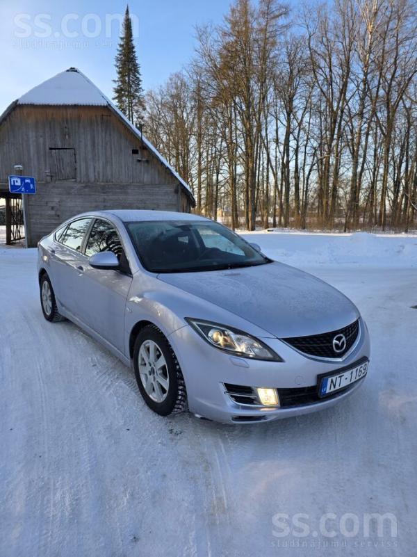 Pelēks Mazda 6 2008 Preiļi, ar dzinēja tilpumu 2.00 L un nobraukumu 233 tūkst. km par 1350 €, foto 1 vietnē AUTOMOTO.COM.LV