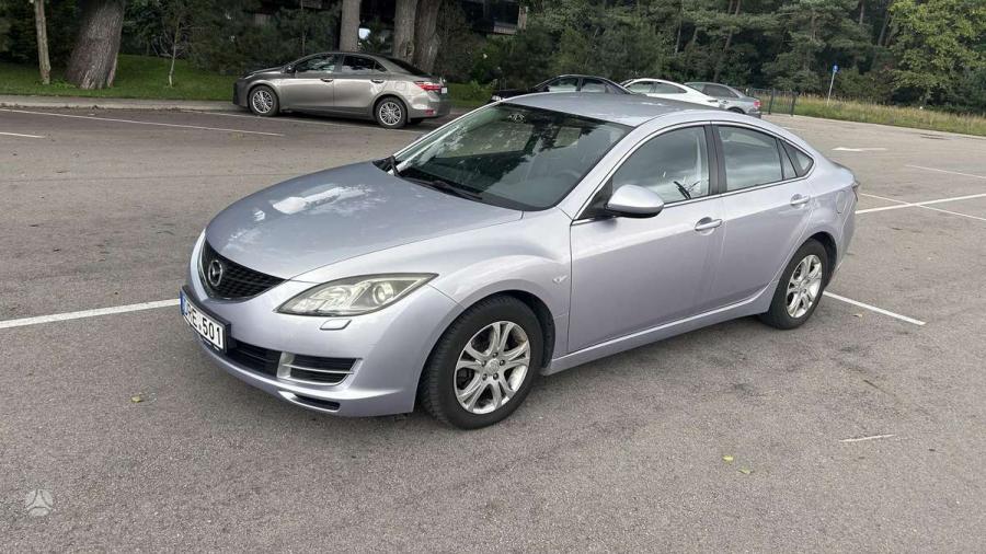 Grey Mazda 6 2008 in Klaipeda, with an engine capacity of 1.80 L and mileage of 82 thousand km for 3700 €, photo 1 on AUTOMOTO.COM.LV
