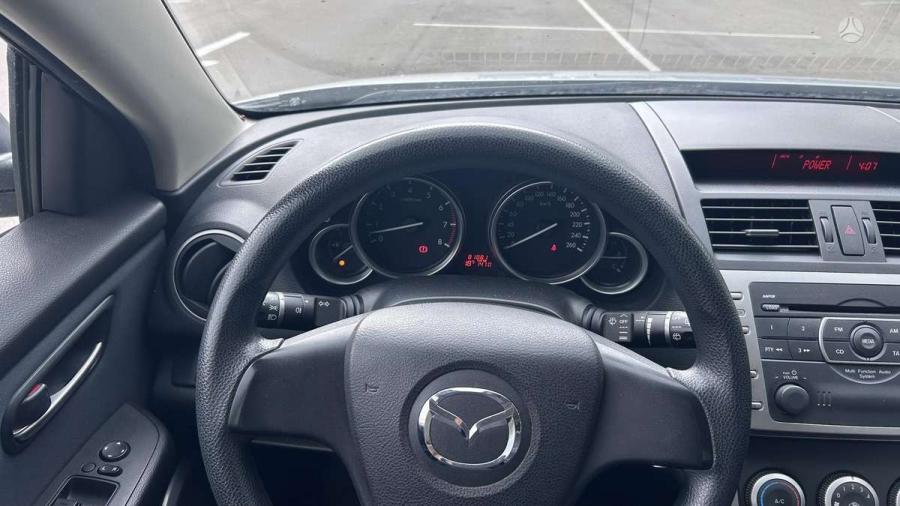 Grey Mazda 6 2008 in Klaipeda, with an engine capacity of 1.80 L and mileage of 82 thousand km for 3700 €, photo 10 on AUTOMOTO.COM.LV