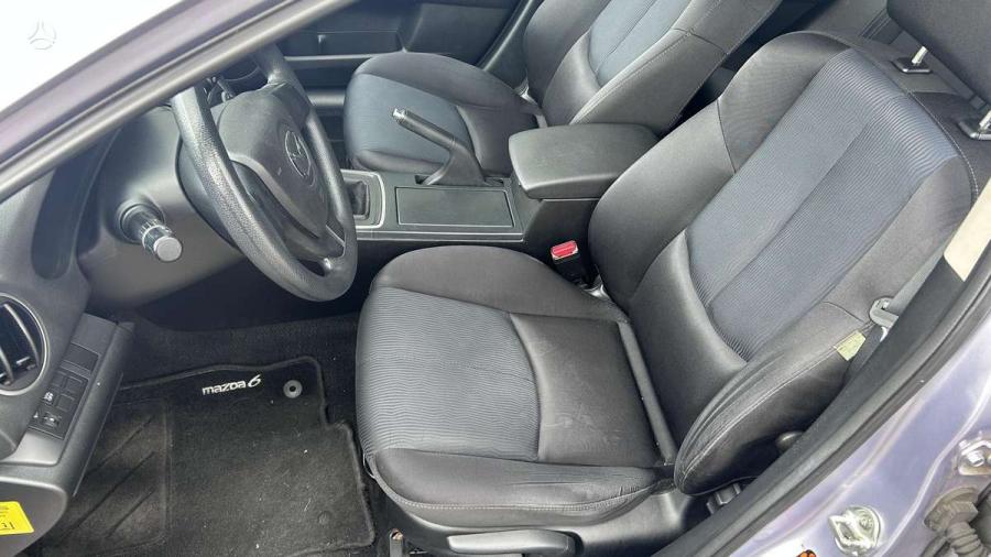 Grey Mazda 6 2008 in Klaipeda, with an engine capacity of 1.80 L and mileage of 82 thousand km for 3700 €, photo 12 on AUTOMOTO.COM.LV