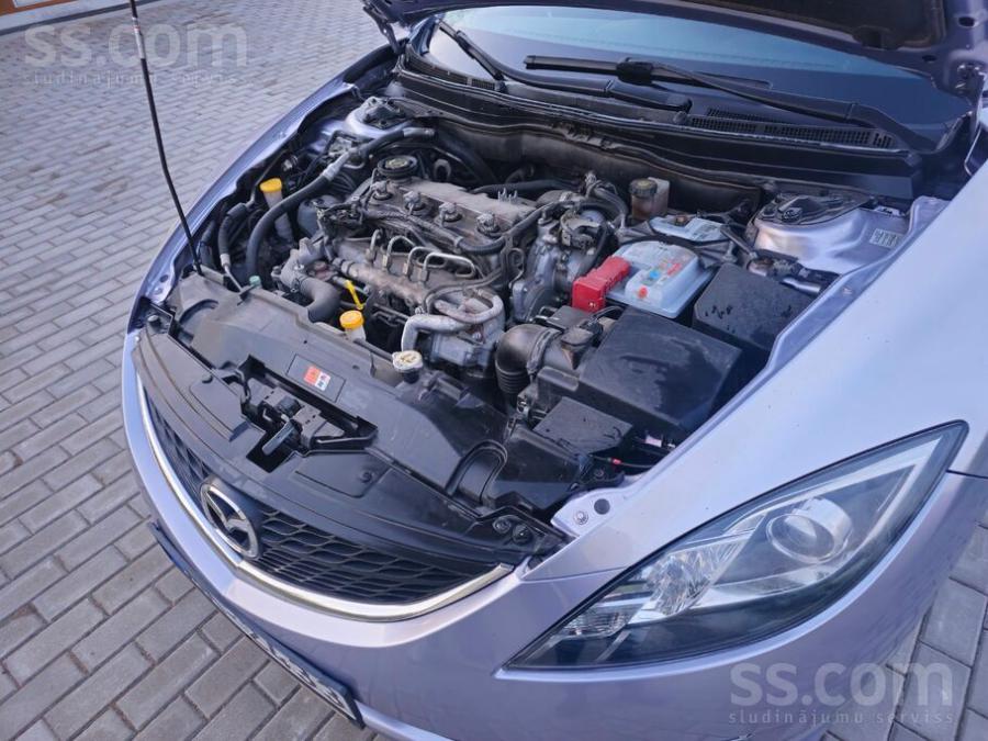 Pelēks Mazda 6 2009 Rēzekne, ar dzinēja tilpumu 2.00 L un nobraukumu 224 tūkst. km par 2800 €, foto 9 vietnē AUTOMOTO.COM.LV