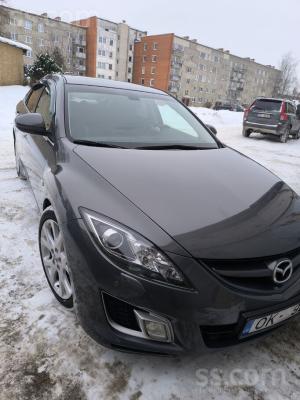 Grey Mazda 6 2009 in Rezekne, with an engine capacity of 2.20 L and mileage of 327 thousand km for 2600 €, photo  on AUTOMOTO.COM.LV
