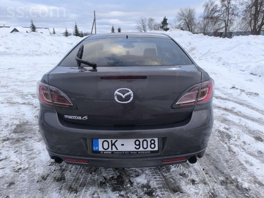 Pelēks Mazda 6 2009 Rēzekne, ar dzinēja tilpumu 2.20 L un nobraukumu 325 tūkst. km par 3300 €, foto 3 vietnē AUTOMOTO.COM.LV