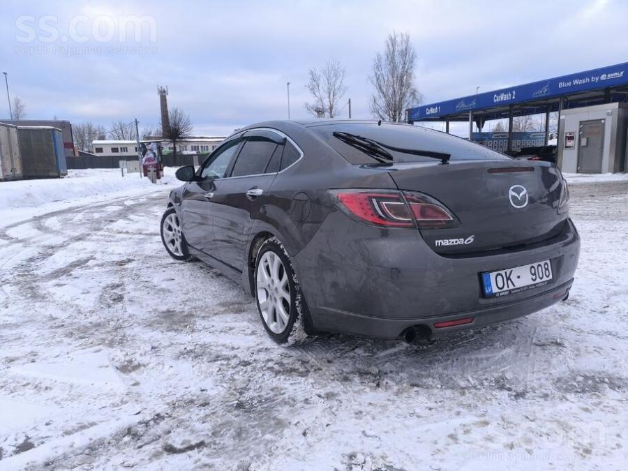 Pelēks Mazda 6 2009 Rēzekne, ar dzinēja tilpumu 2.20 L un nobraukumu 325 tūkst. km par 3300 €, foto 5 vietnē AUTOMOTO.COM.LV