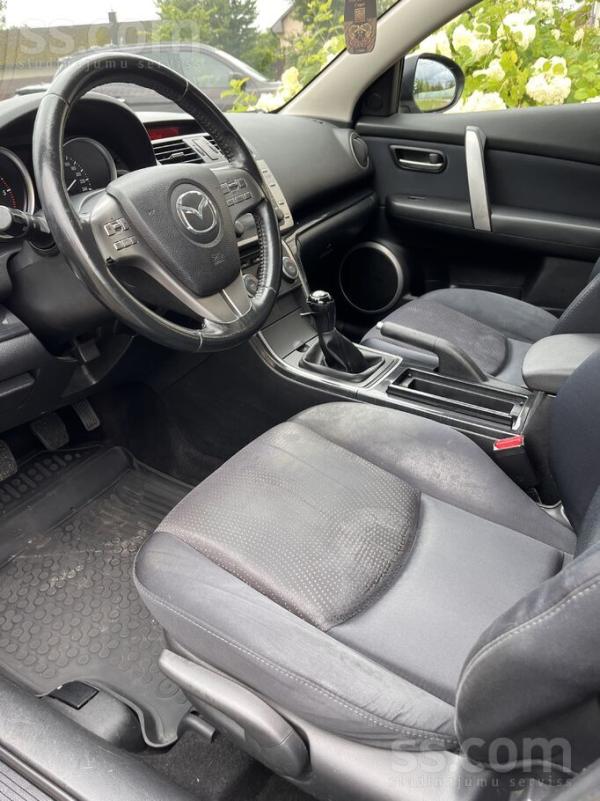 Pelēks Mazda 6 2009 Daugavpils, ar dzinēja tilpumu 2.20 L un nobraukumu 391 tūkst. km par 1500 €, foto 6 vietnē AUTOMOTO.COM.LV
