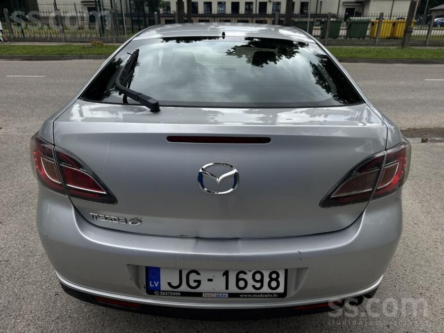 Pelēks Mazda 6 2009 Daugavpils, ar dzinēja tilpumu 2.20 L un nobraukumu 0 tūkst. km par 1850 €, foto 10 vietnē AUTOMOTO.COM.LV