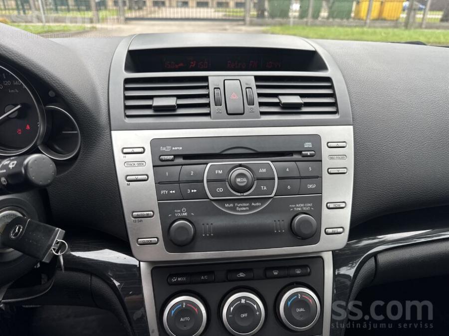Pelēks Mazda 6 2009 Daugavpils, ar dzinēja tilpumu 2.20 L un nobraukumu 0 tūkst. km par 1850 €, foto 16 vietnē AUTOMOTO.COM.LV