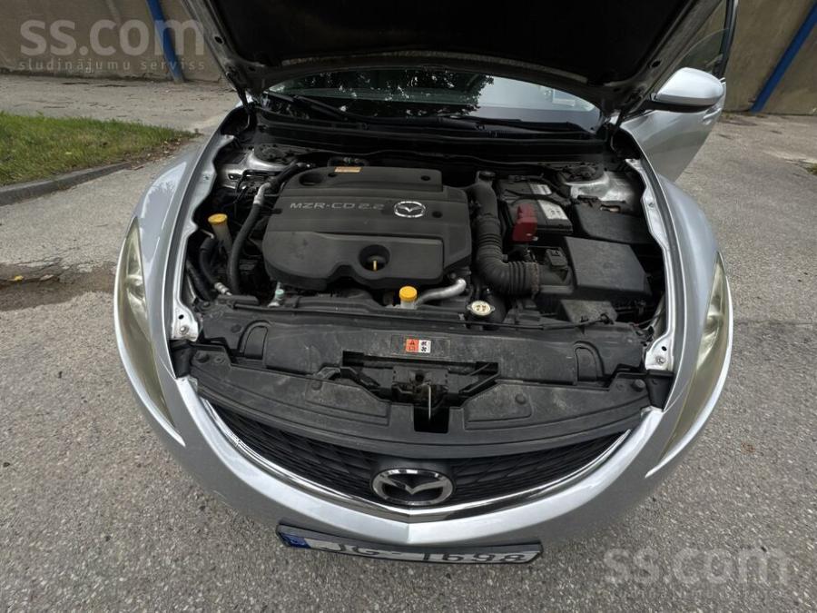 Pelēks Mazda 6 2009 Daugavpils, ar dzinēja tilpumu 2.20 L un nobraukumu 0 tūkst. km par 1850 €, foto 19 vietnē AUTOMOTO.COM.LV
