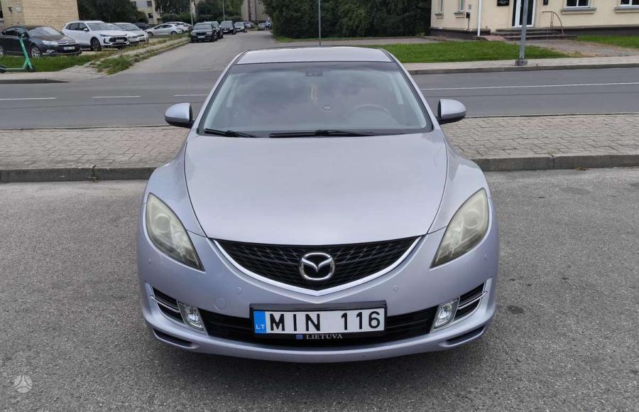 Grey Mazda 6 2009 in Panevezys, with an engine capacity of 1.80 L and mileage of 240 thousand km for 3300 €, photo 4 on AUTOMOTO.COM.LV