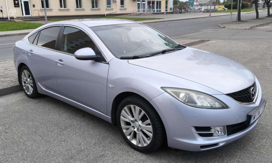 Grey Mazda 6 2009 in Panevezys, with an engine capacity of 1.80 L and mileage of 240 thousand km for 3300 €, photo 5 on AUTOMOTO.COM.LV
