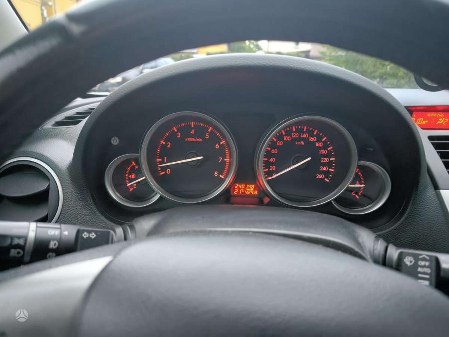Grey Mazda 6 2009 in Panevezys, with an engine capacity of 1.80 L and mileage of 240 thousand km for 3300 €, photo 8 on AUTOMOTO.COM.LV