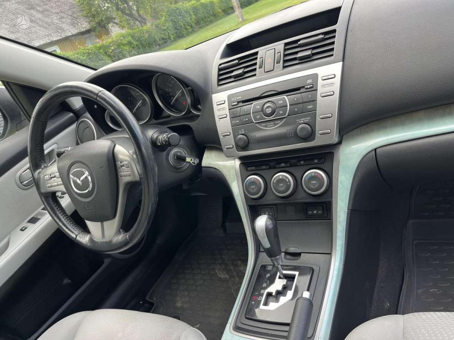 Pelēks Mazda 6 2009 Trakai, ar dzinēja tilpumu 2.00 L un nobraukumu 240 tūkst. km par 2980 €, foto 19 vietnē AUTOMOTO.COM.LV