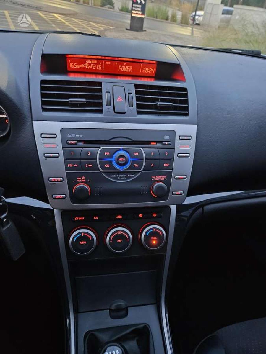 Grey Mazda 6 2009 in Vilnius, with an engine capacity of 2.20 L and mileage of 320 thousand km for 1990 €, photo 13 on AUTOMOTO.COM.LV