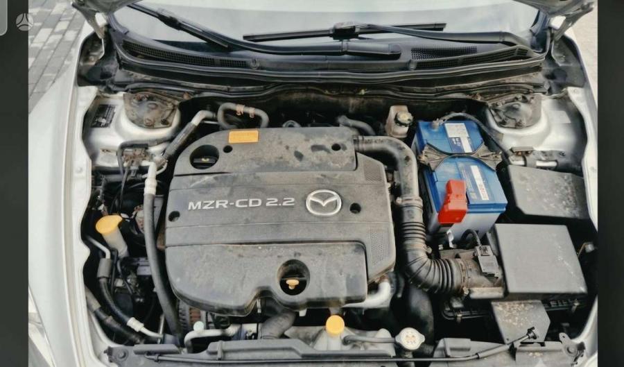 Grey Mazda 6 2009 in Vilnius, with an engine capacity of 2.20 L and mileage of 320 thousand km for 1990 €, photo 17 on AUTOMOTO.COM.LV