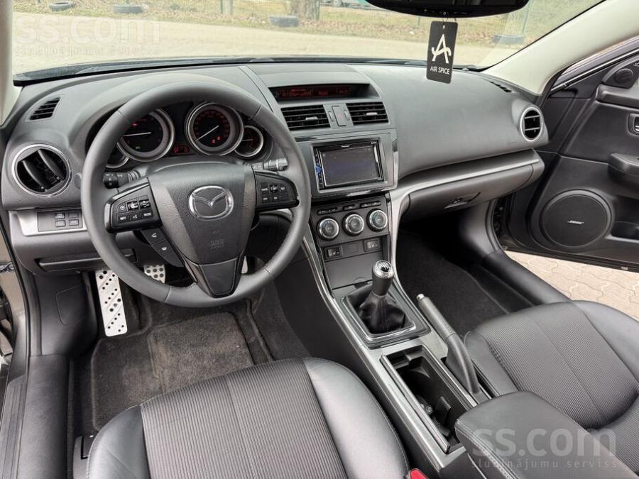 Grey Mazda 6 2012 in Riga, with an engine capacity of 2.20 L and mileage of 0 thousand km for 3650 €, photo 8 on AUTOMOTO.COM.LV