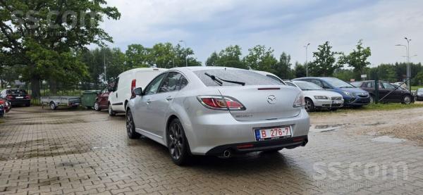Pelēks Mazda 6 2013 Valmiera, ar dzinēja tilpumu 2.00 L un nobraukumu 153 tūkst. km par 3400 €, foto 4 vietnē AUTOMOTO.COM.LV