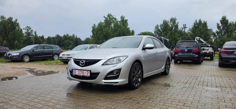 Grey Mazda 6 2013 in Valmiera, with an engine capacity of 2.00 L and mileage of 153 thousand km for 3400 €, photo 7 on AUTOMOTO.COM.LV