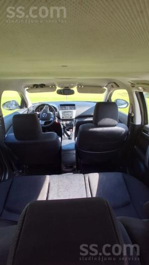 Grey Mazda 6 2009 in Ogre, with an engine capacity of 2.20 L and mileage of 353 thousand km for 3400 €, photo 9 on AUTOMOTO.COM.LV