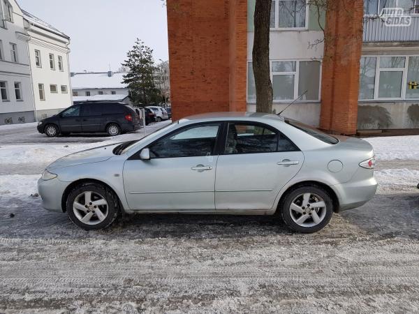 Grey Mazda 6 2002 in Marijampole, with an engine capacity of 1.80 L and mileage of 158 thousand km for 700 €, photo 1 on AUTOMOTO.COM.LV