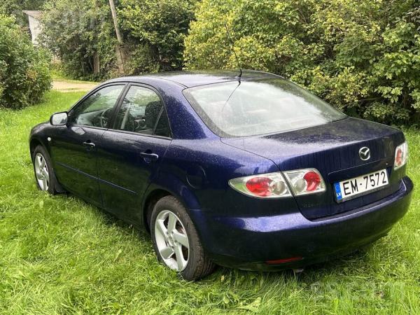 Grey Mazda 6 2002 in Riga, with an engine capacity of 2.30 L and mileage of 166 thousand km for 1550 €, photo 1 on AUTOMOTO.COM.LV