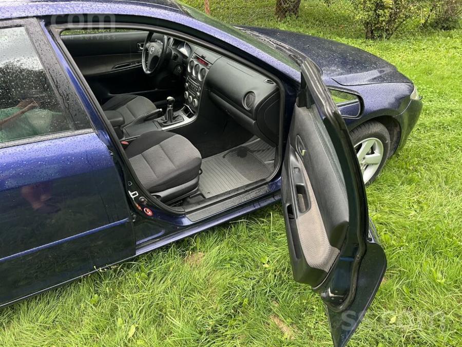 Pelēks Mazda 6 2002 Rīga, ar dzinēja tilpumu 2.30 L un nobraukumu 166 tūkst. km par 1550 €, foto 15 vietnē AUTOMOTO.COM.LV