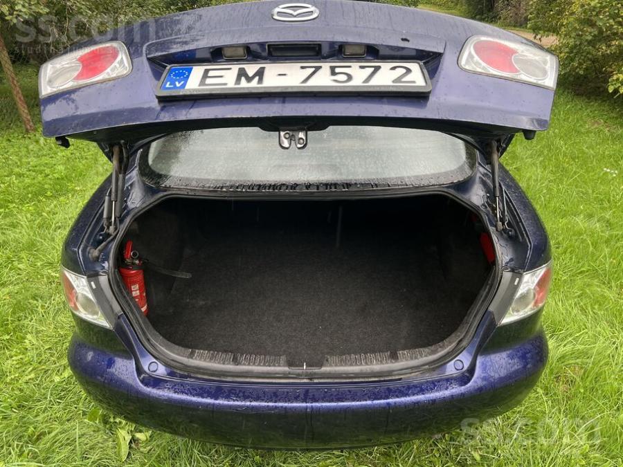 Pelēks Mazda 6 2002 Rīga, ar dzinēja tilpumu 2.30 L un nobraukumu 166 tūkst. km par 1550 €, foto 17 vietnē AUTOMOTO.COM.LV