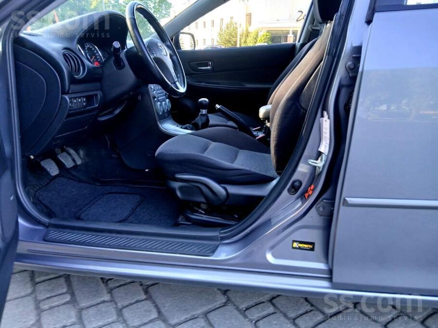 Pelēks Mazda 6 2004 Jelgava, ar dzinēja tilpumu 2.30 L un nobraukumu 116 tūkst. km par 2650 €, foto 15 vietnē AUTOMOTO.COM.LV