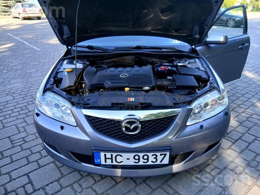 Pelēks Mazda 6 2004 Jelgava, ar dzinēja tilpumu 2.30 L un nobraukumu 116 tūkst. km par 2650 €, foto 19 vietnē AUTOMOTO.COM.LV