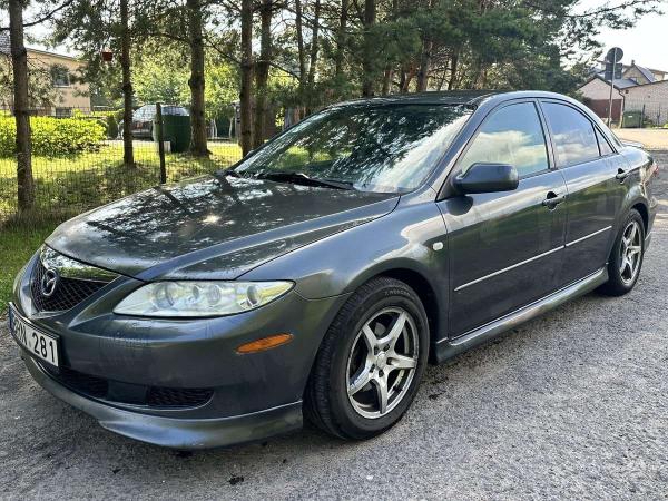 Grey Mazda 6 2005 in Vilnius, with an engine capacity of 2.30 L and mileage of 102 thousand km for 850 €, photo 1 on AUTOMOTO.COM.LV