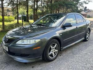 Pelēks Mazda 6 2005 Viļņa, ar dzinēja tilpumu 2.30 L un nobraukumu 102 tūkst. km par 850 €, foto  vietnē AUTOMOTO.COM.LV