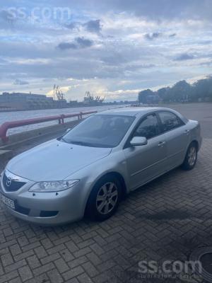Grey Mazda 6 2005 in Ventspils, with an engine capacity of 2.00 L and mileage of 192 thousand km for 1500 €, photo 3 on AUTOMOTO.COM.LV