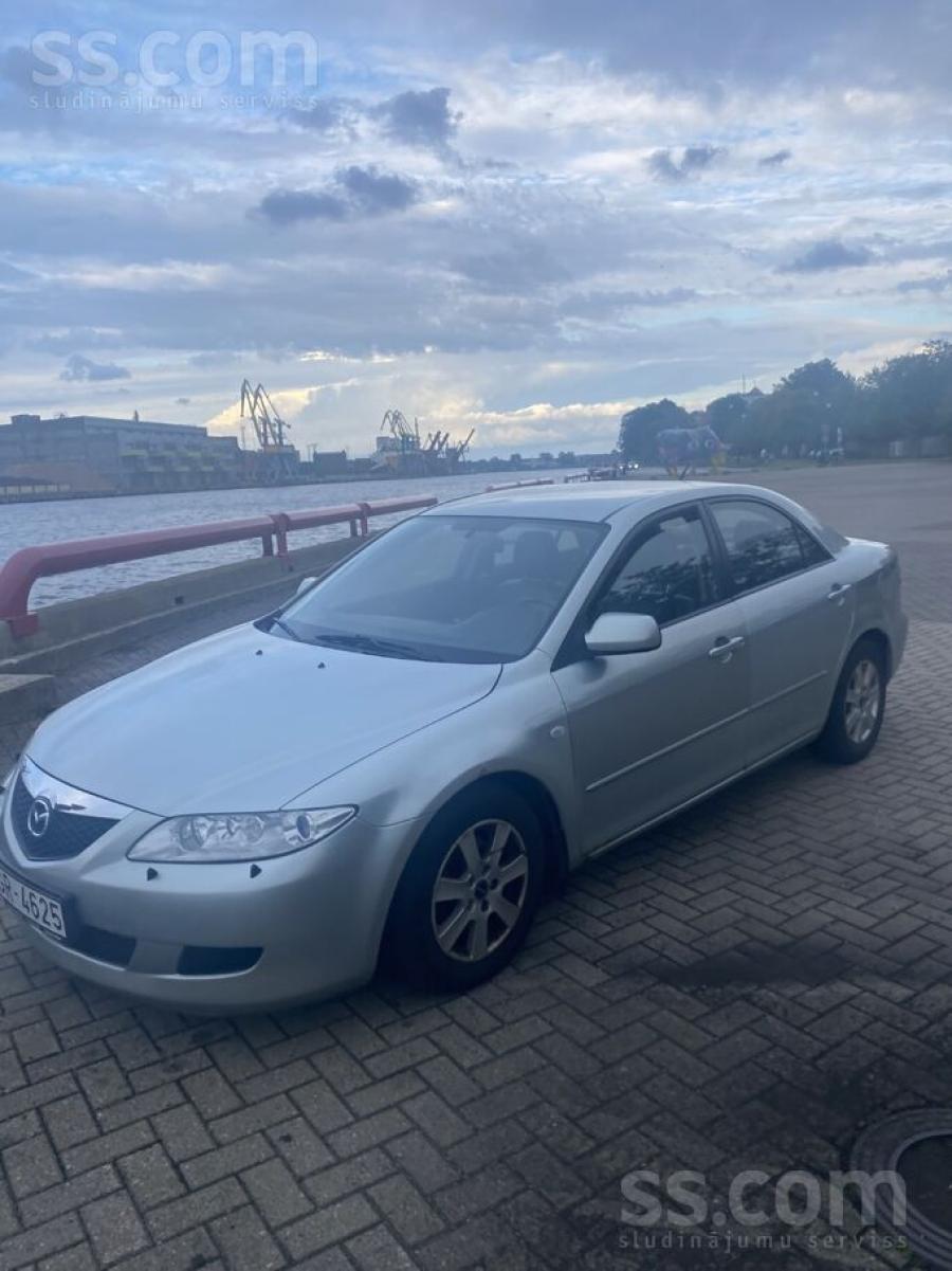 Grey Mazda 6 2005 in Ventspils, with an engine capacity of 2.00 L and mileage of 192 thousand km for 1500 €, photo 3 on AUTOMOTO.COM.LV