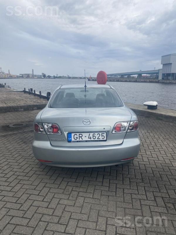 Grey Mazda 6 2005 in Ventspils, with an engine capacity of 2.00 L and mileage of 192 thousand km for 1500 €, photo 4 on AUTOMOTO.COM.LV