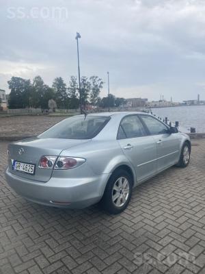 Grey Mazda 6 2005 in Ventspils, with an engine capacity of 2.00 L and mileage of 192 thousand km for 1500 €, photo 5 on AUTOMOTO.COM.LV