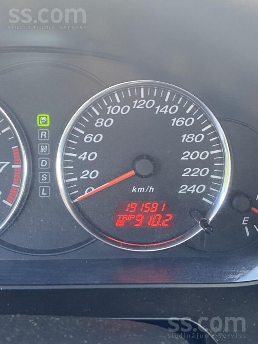 Grey Mazda 6 2005 in Ventspils, with an engine capacity of 2.00 L and mileage of 192 thousand km for 1500 €, photo 8 on AUTOMOTO.COM.LV