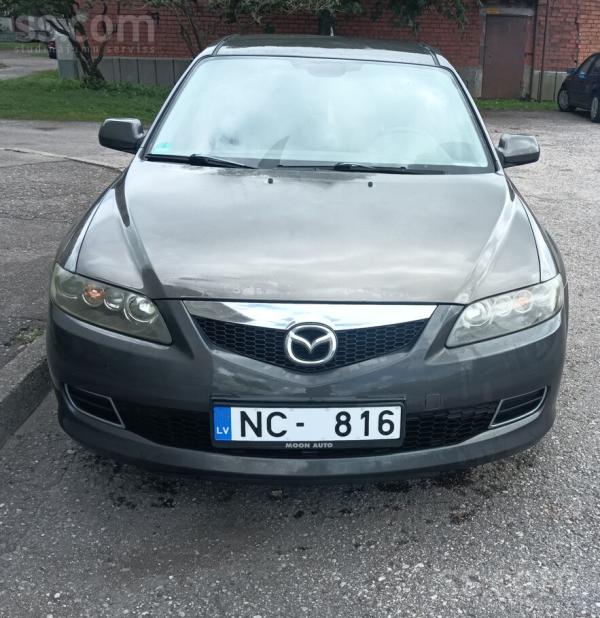 Grey Mazda 6 2006 in Liepaja, with an engine capacity of 1.80 L and mileage of 203 thousand km for 1550 €, photo 4 on AUTOMOTO.COM.LV