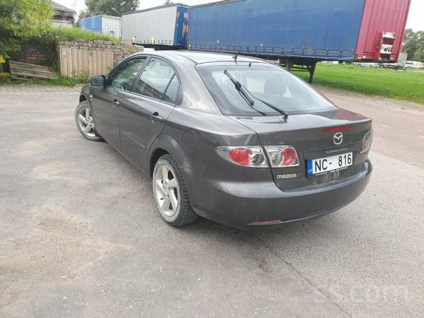 Grey Mazda 6 2006 in Liepaja, with an engine capacity of 1.80 L and mileage of 210 thousand km for 1250 €, photo 11 on AUTOMOTO.COM.LV