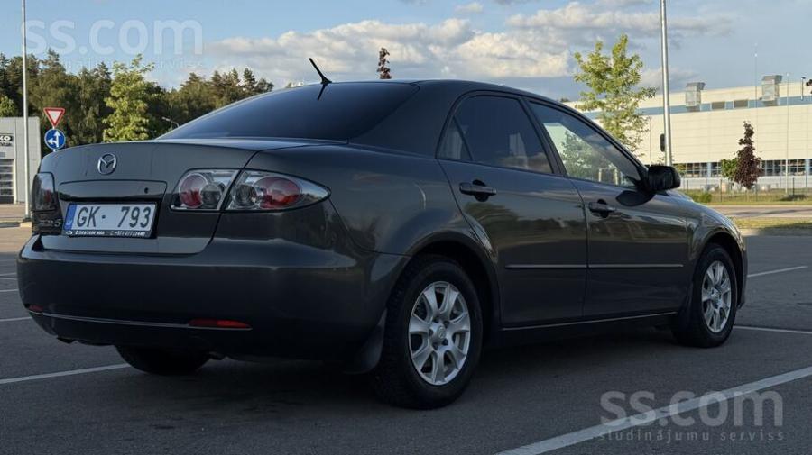 Pelēks Mazda 6 2007 Tukums, ar dzinēja tilpumu 2.00 L un nobraukumu 130 tūkst. km par 800 €, foto 7 vietnē AUTOMOTO.COM.LV