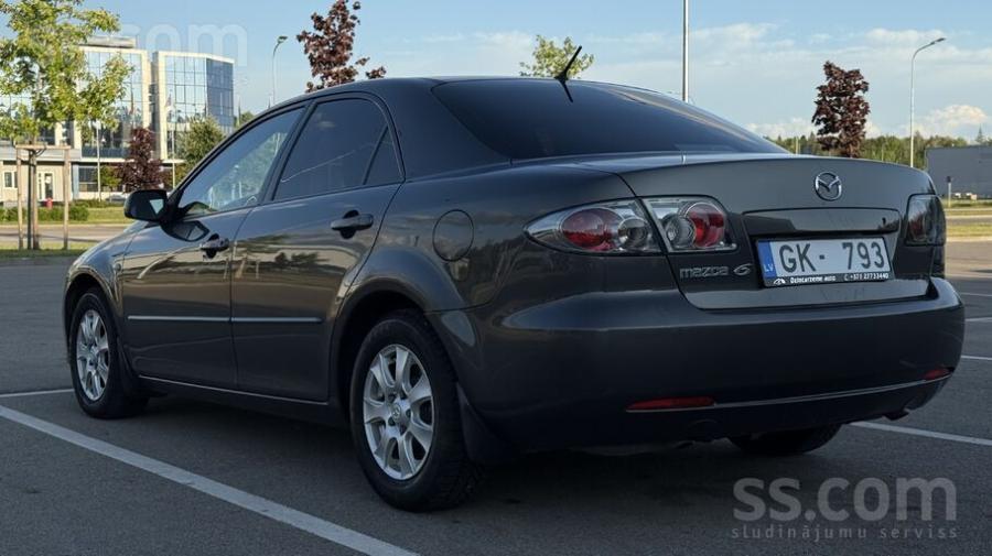 Pelēks Mazda 6 2007 Tukums, ar dzinēja tilpumu 2.00 L un nobraukumu 130 tūkst. km par 800 €, foto 8 vietnē AUTOMOTO.COM.LV